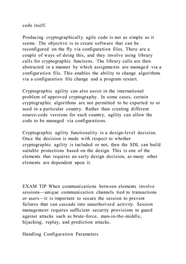 Defensive coding practices is one of the most critical proactive s ...