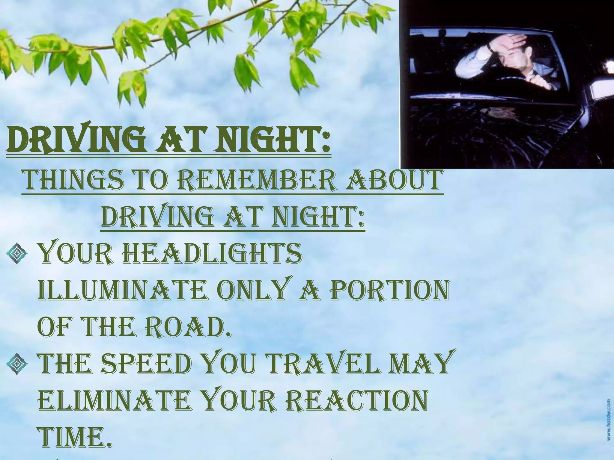 Defensive driving | PPTX