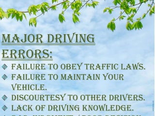 Defensive driving | PPTX