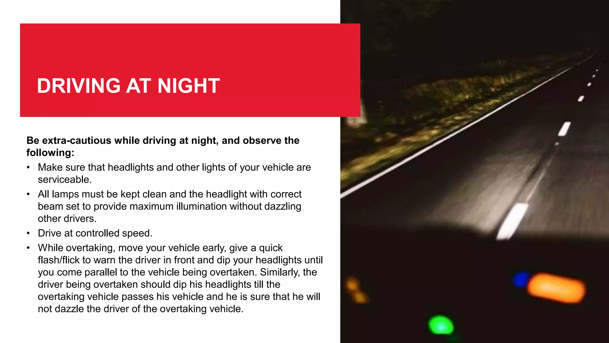 Tips to Become a Better Driver | PPT