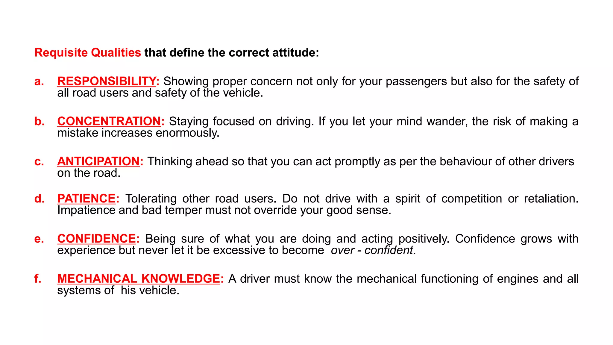 Tips to Become a Better Driver | PPT