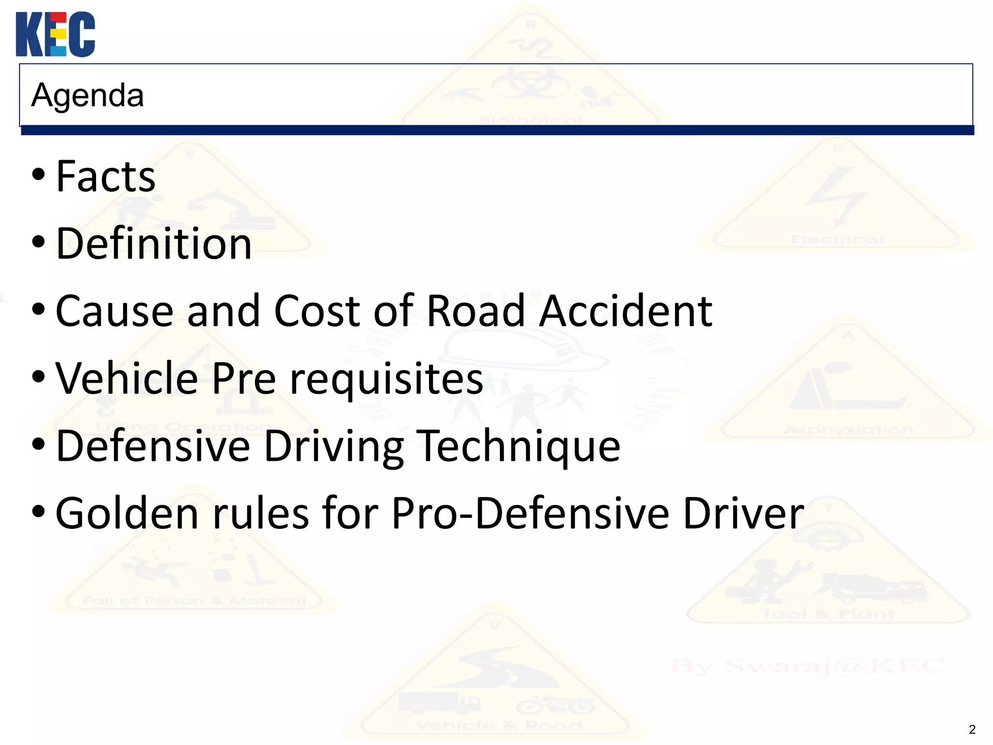 Defensive driving awareness rev 00 | PDF