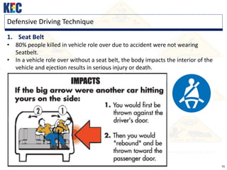 Defensive driving awareness rev 00 | PDF