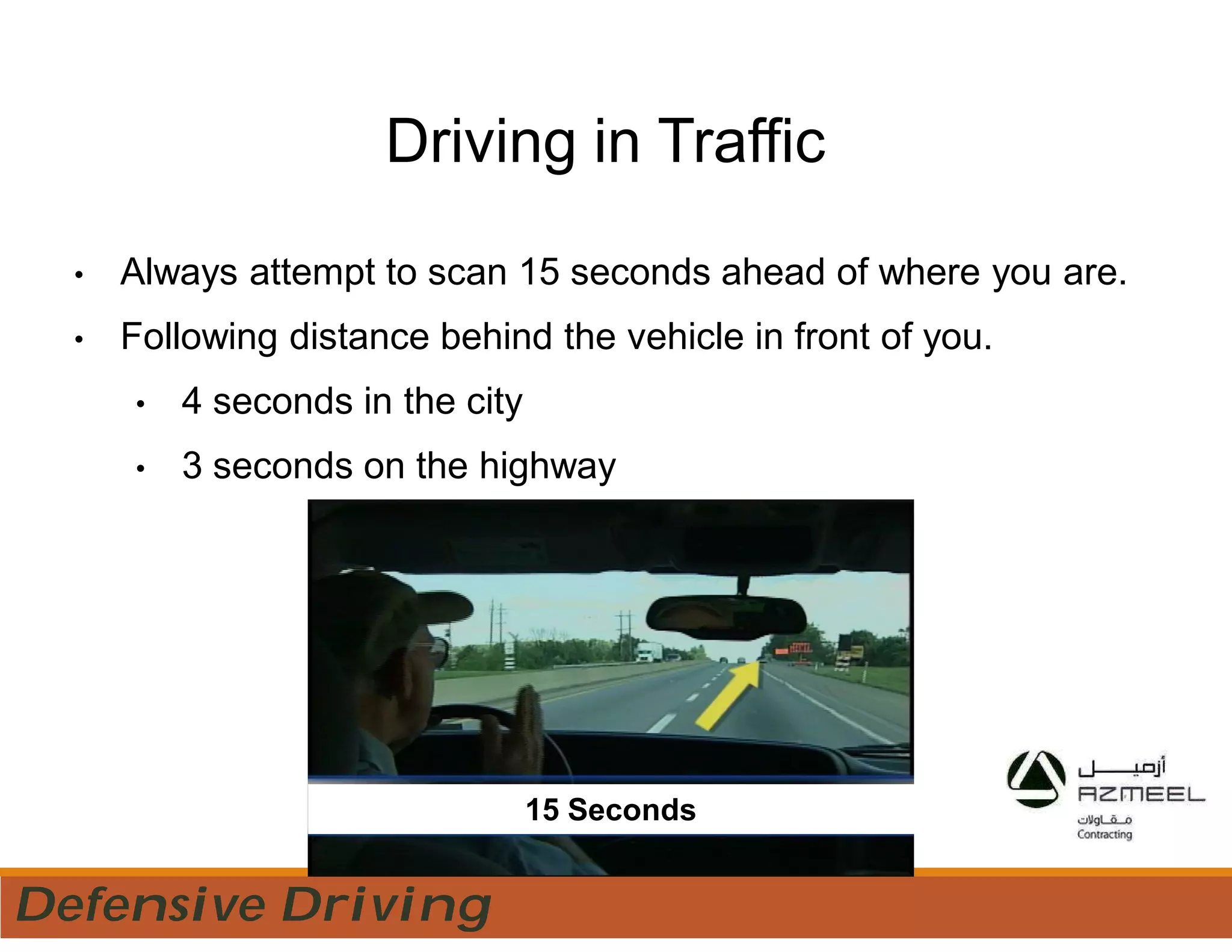 Defensive driving azmeel | PDF