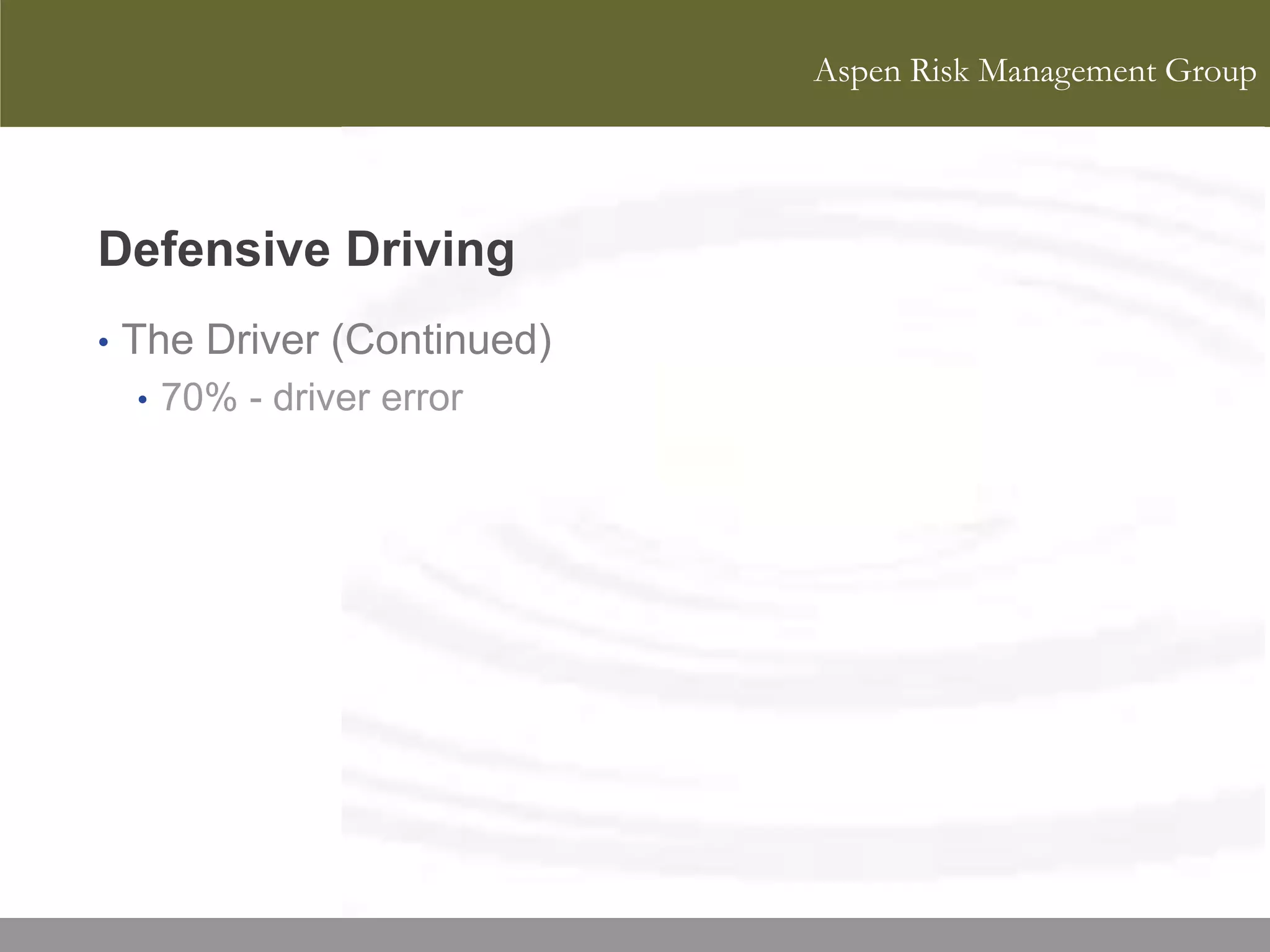 Defensive Driving Presentation-PowerPoint.ppt | Sleep Disorders ...
