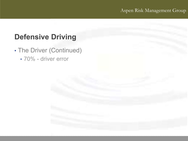 Defensive Driving Presentation-PowerPoint.ppt | Sleep Disorders ...