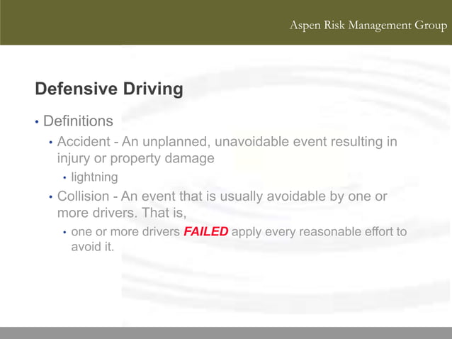 Defensive Driving Presentation-PowerPoint.ppt | Sleep Disorders ...