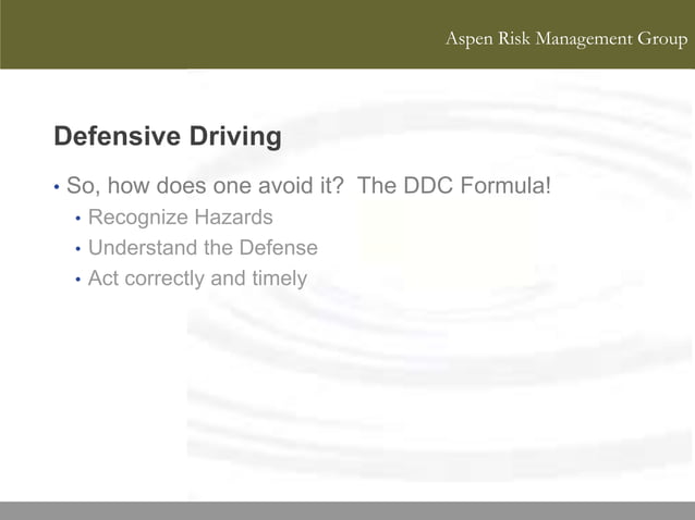 Defensive Driving Presentation-PowerPoint.ppt | Sleep Disorders ...