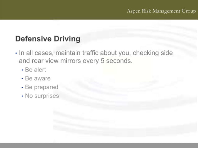 Defensive Driving Presentation-PowerPoint.ppt | Sleep Disorders ...