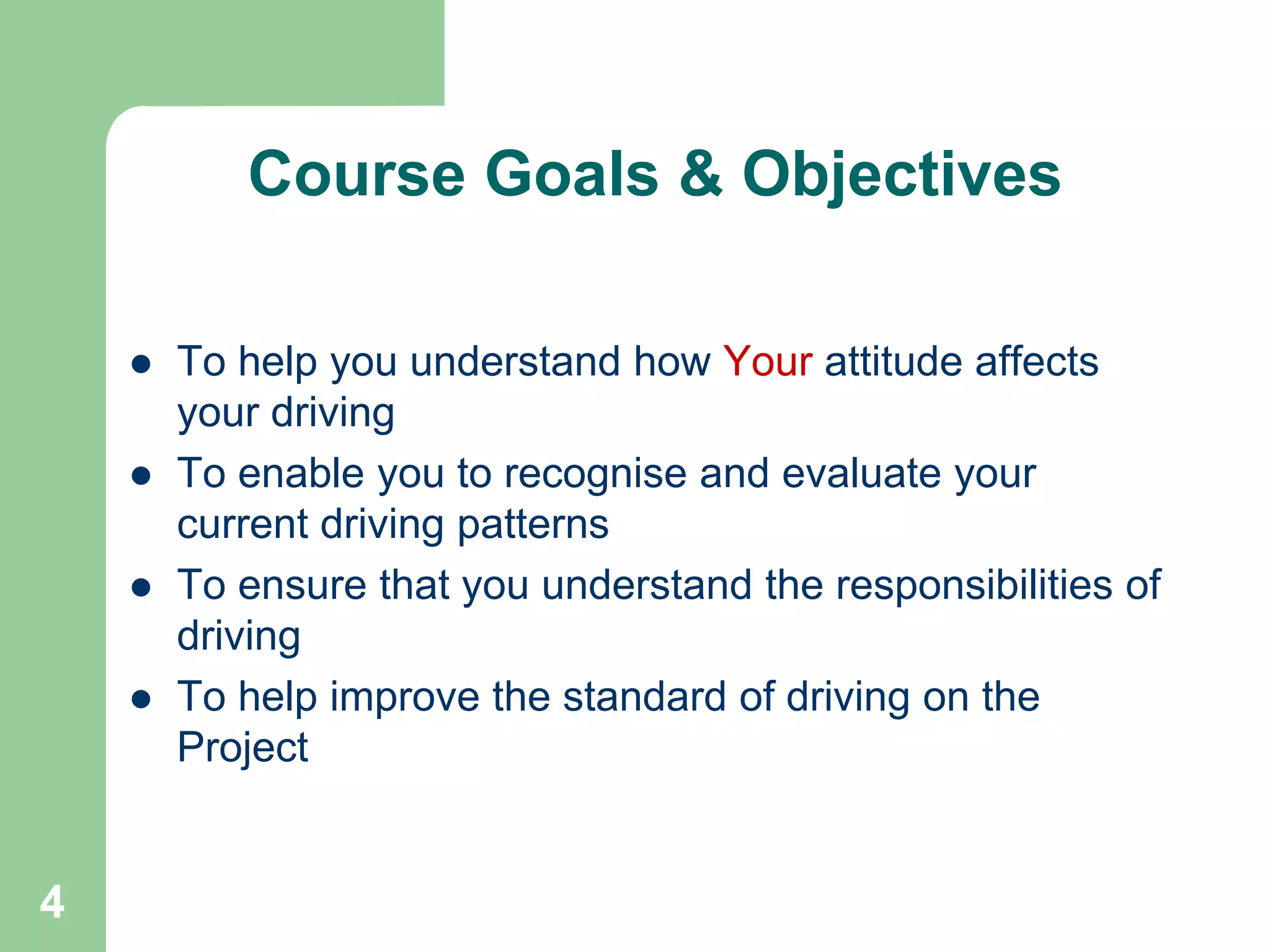 Defensive Driving Safety Training | PDF