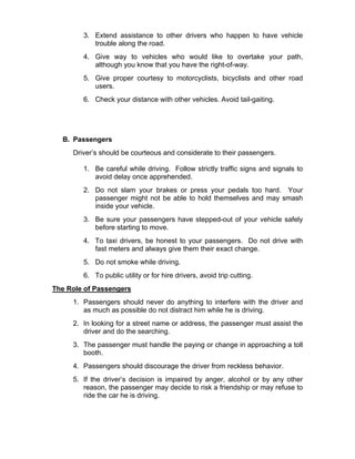 Defensive Driving | PDF