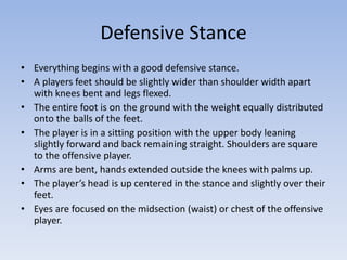 Defensive fundamentals | PPT