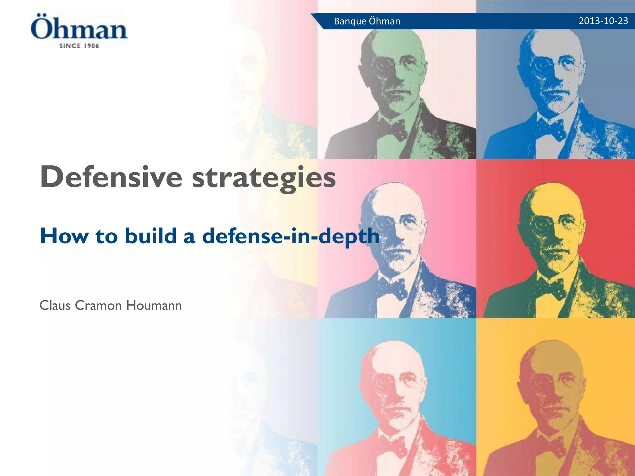 Defensive strategies | PPTX