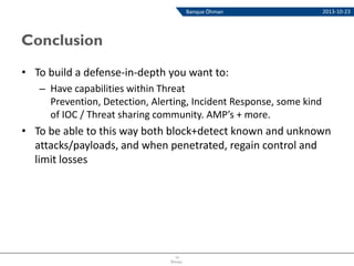 Defensive strategies | PPTX