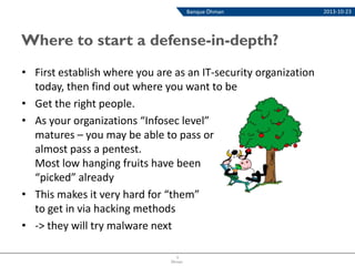 Defensive strategies | PPTX