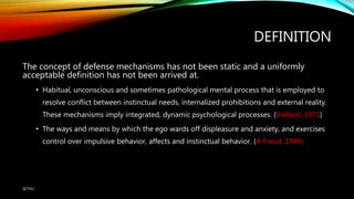 Defens mechanism | PPT