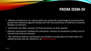 Defens mechanism | PPT