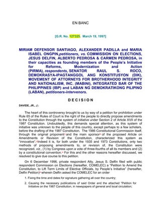 Defensor santiago v comelec | PDF