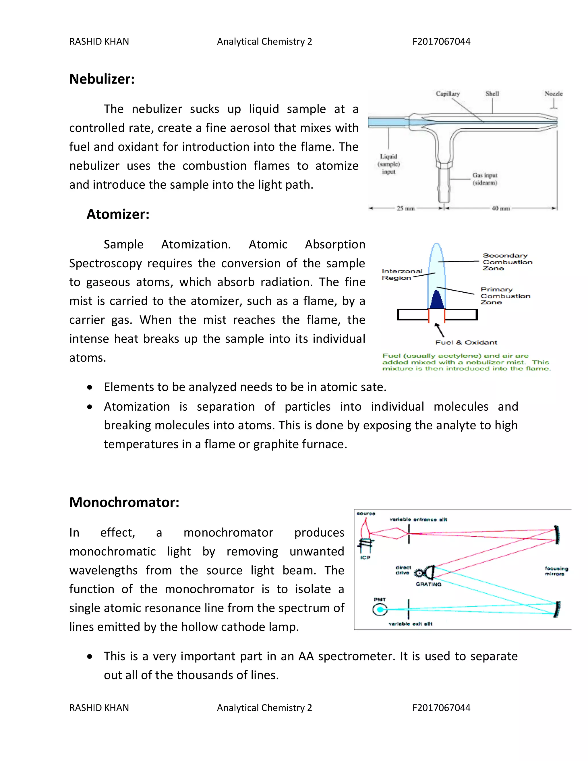 Deference between atomic absorption spectrometry and atomic emission ...
