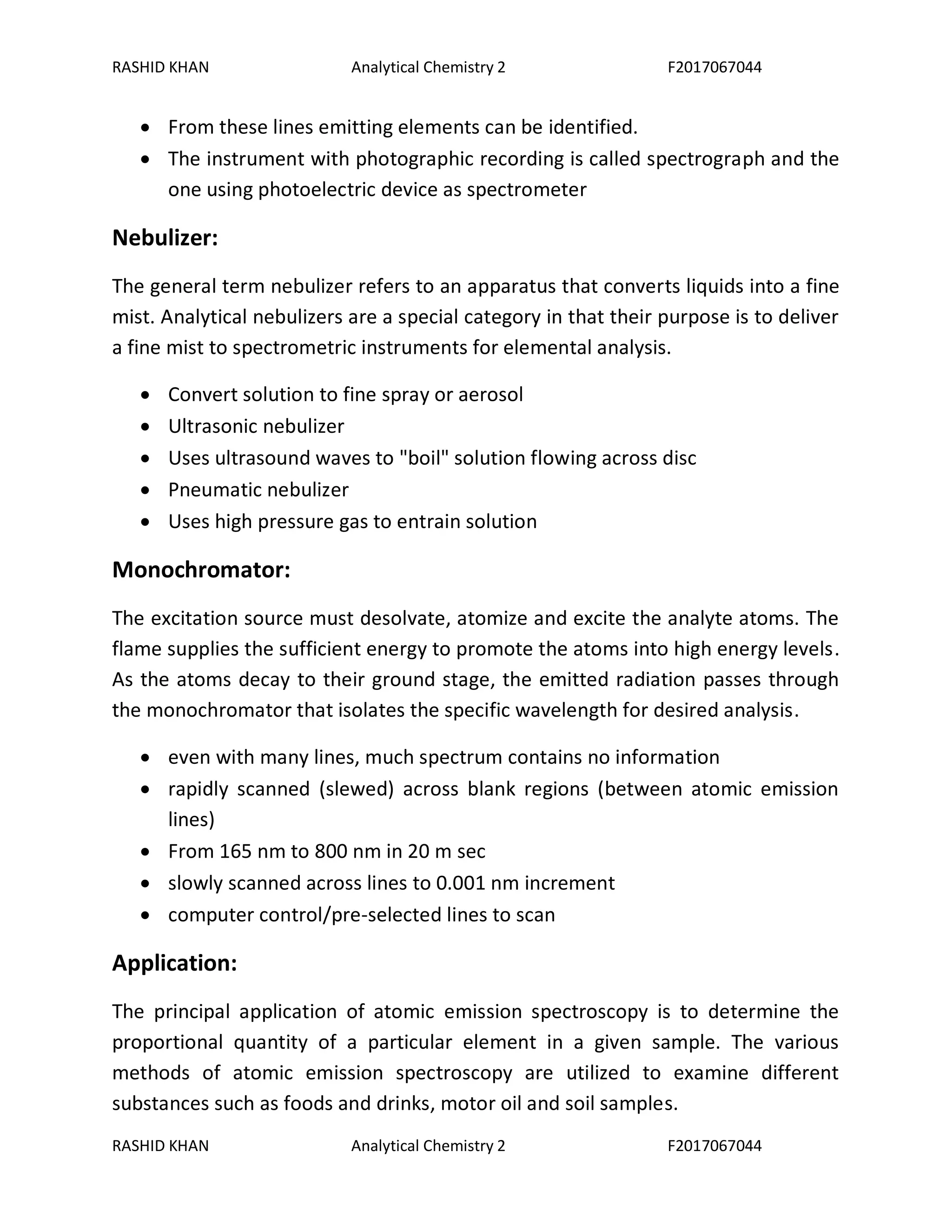 Deference between atomic absorption spectrometry and atomic emission ...