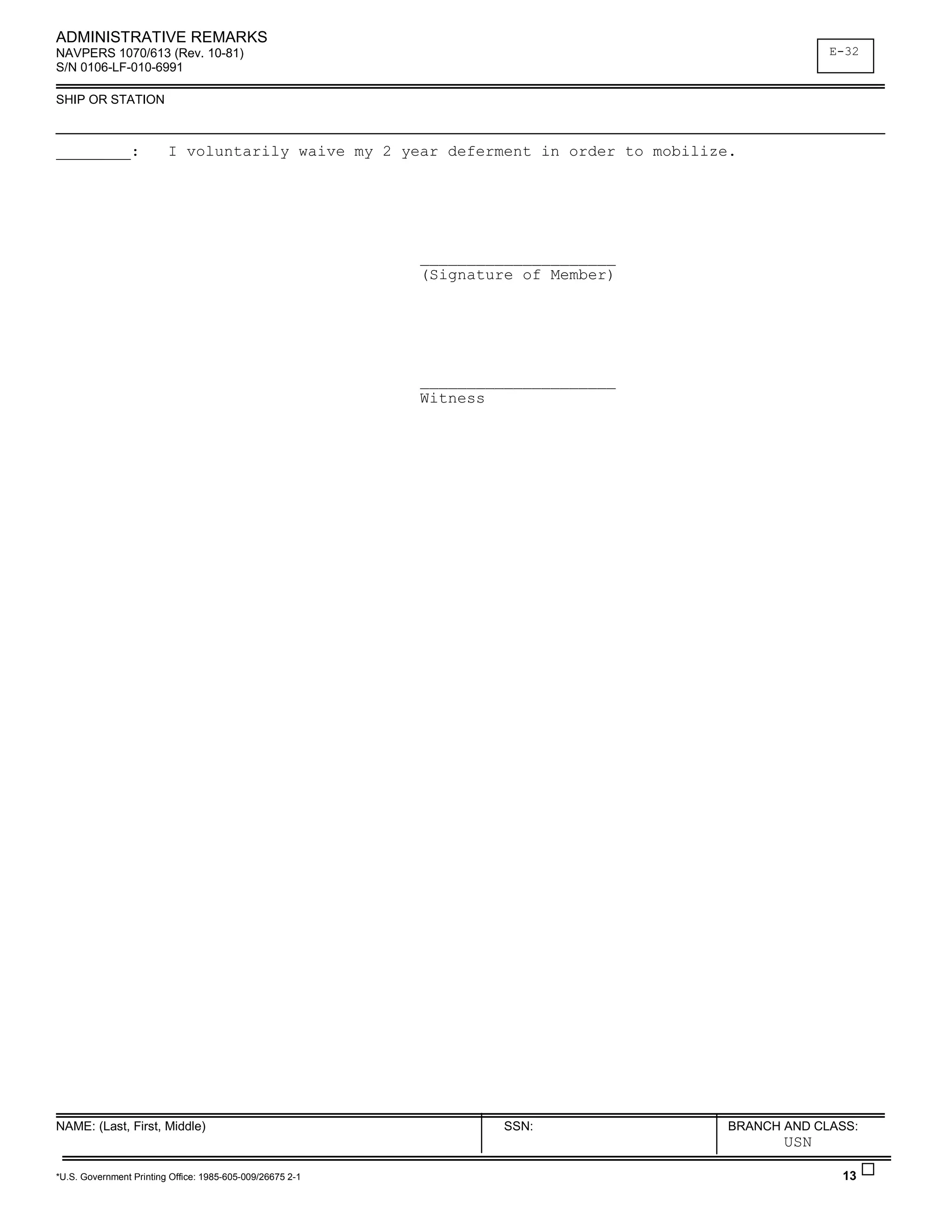 Deferment pg 13 | PDF