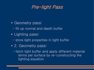 Deferred lighting | PPT