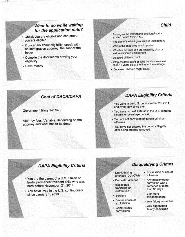 Deferred Action Presentation (English) | PDF