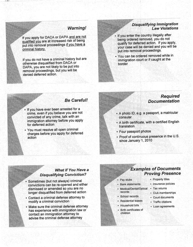 Deferred Action Presentation (English) | PDF