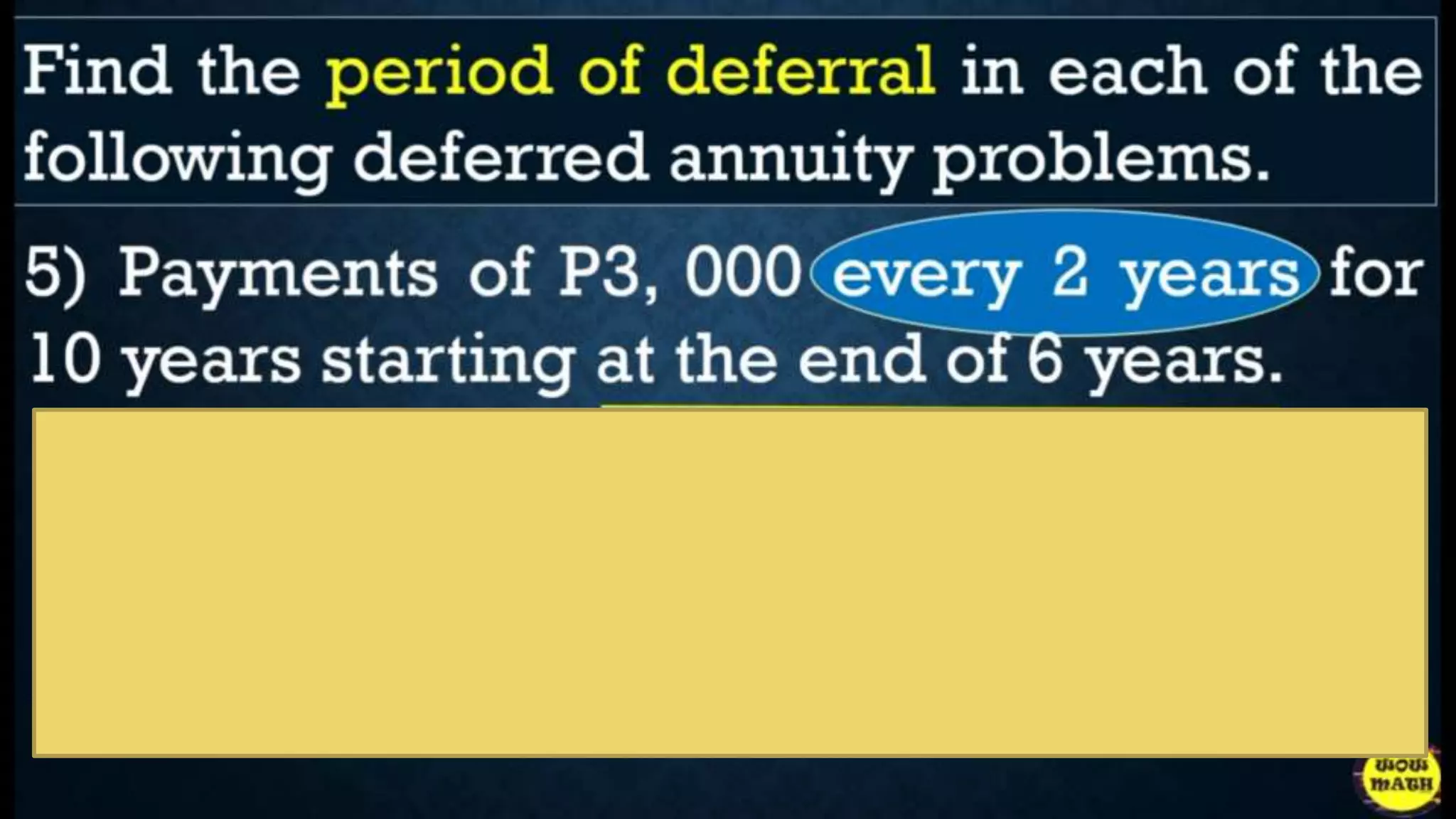 Deferred Annuity | PPTX | Chemistry | Science