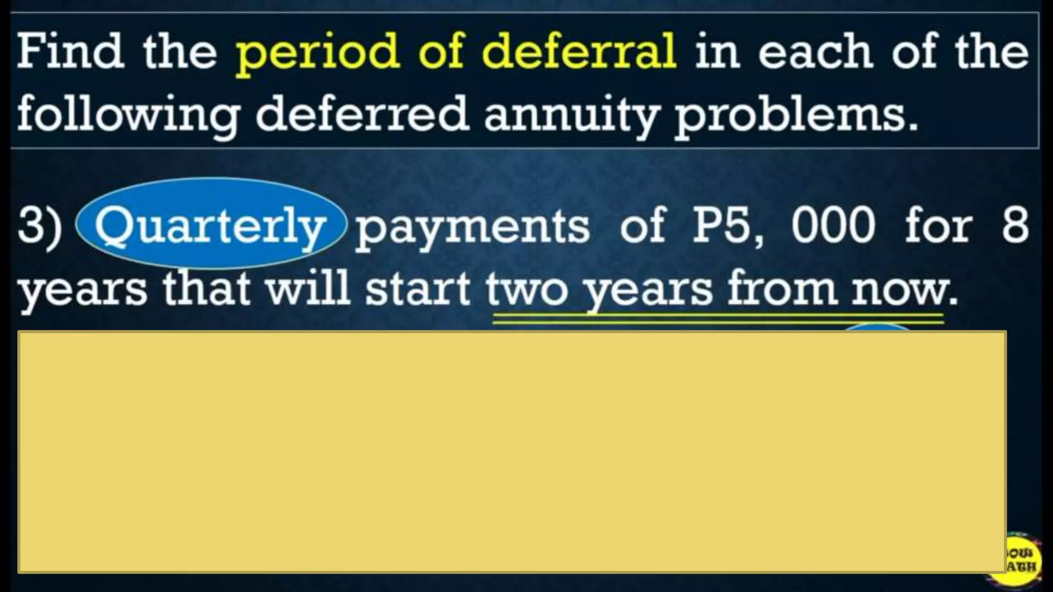 Deferred Annuity | PPTX