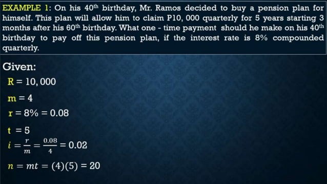 Deferred Annuity | PPTX | Chemistry | Science