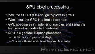 Deferred Lighting and Post Processing on PLAYSTATION®3 | PPT | 3-D ...