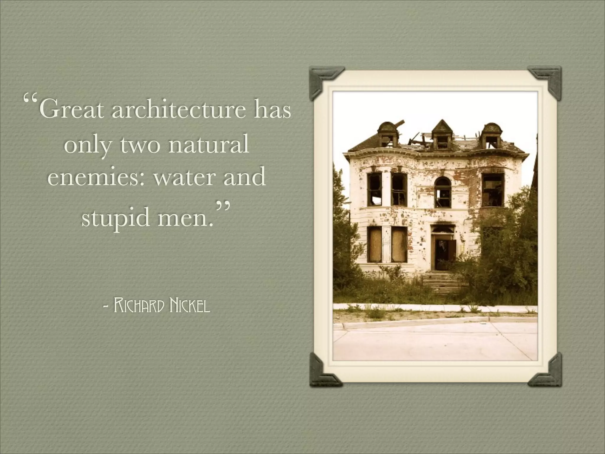 Deferred Maintenance Nightmares | PDF