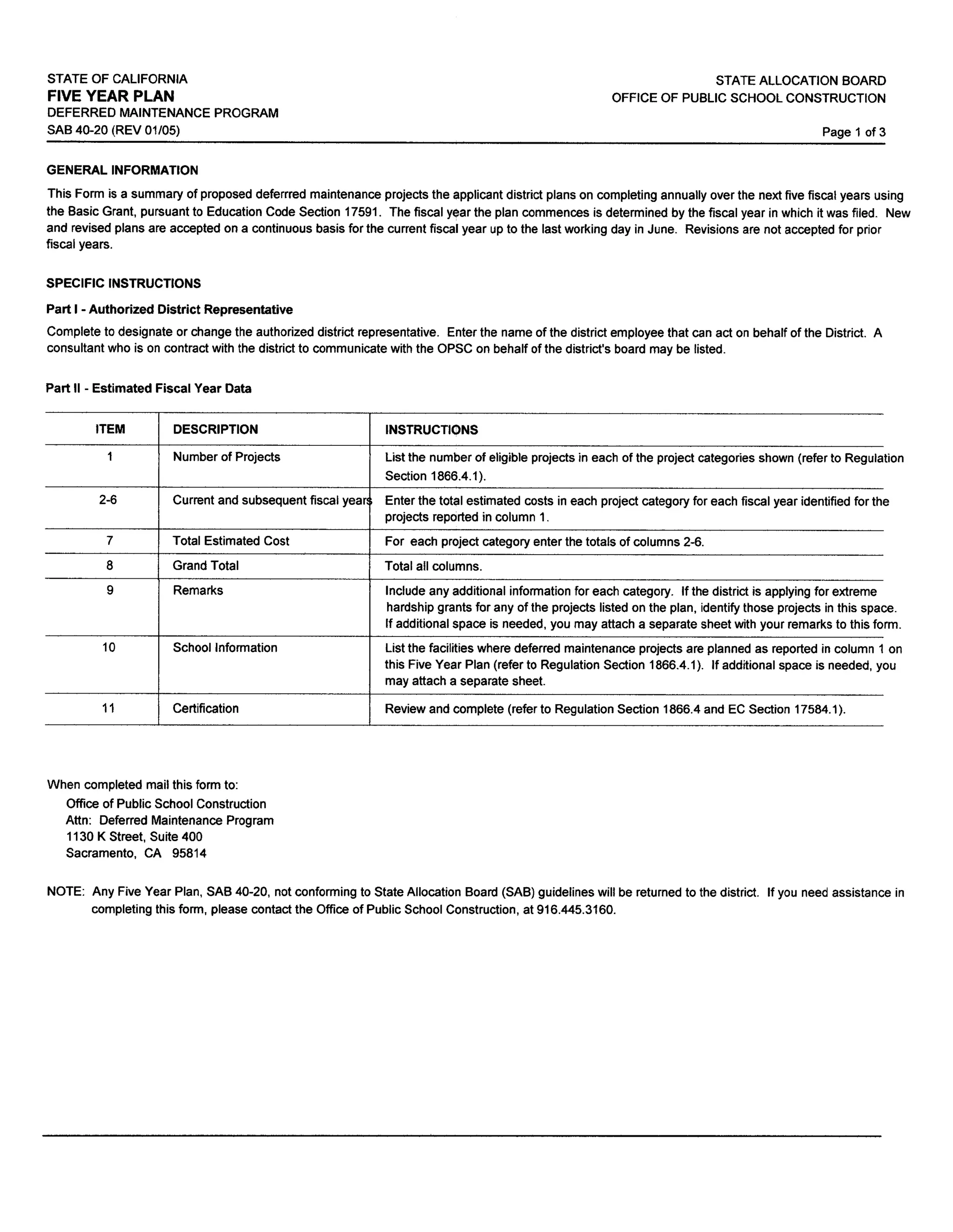Deferred Maintenance Plan | PDF