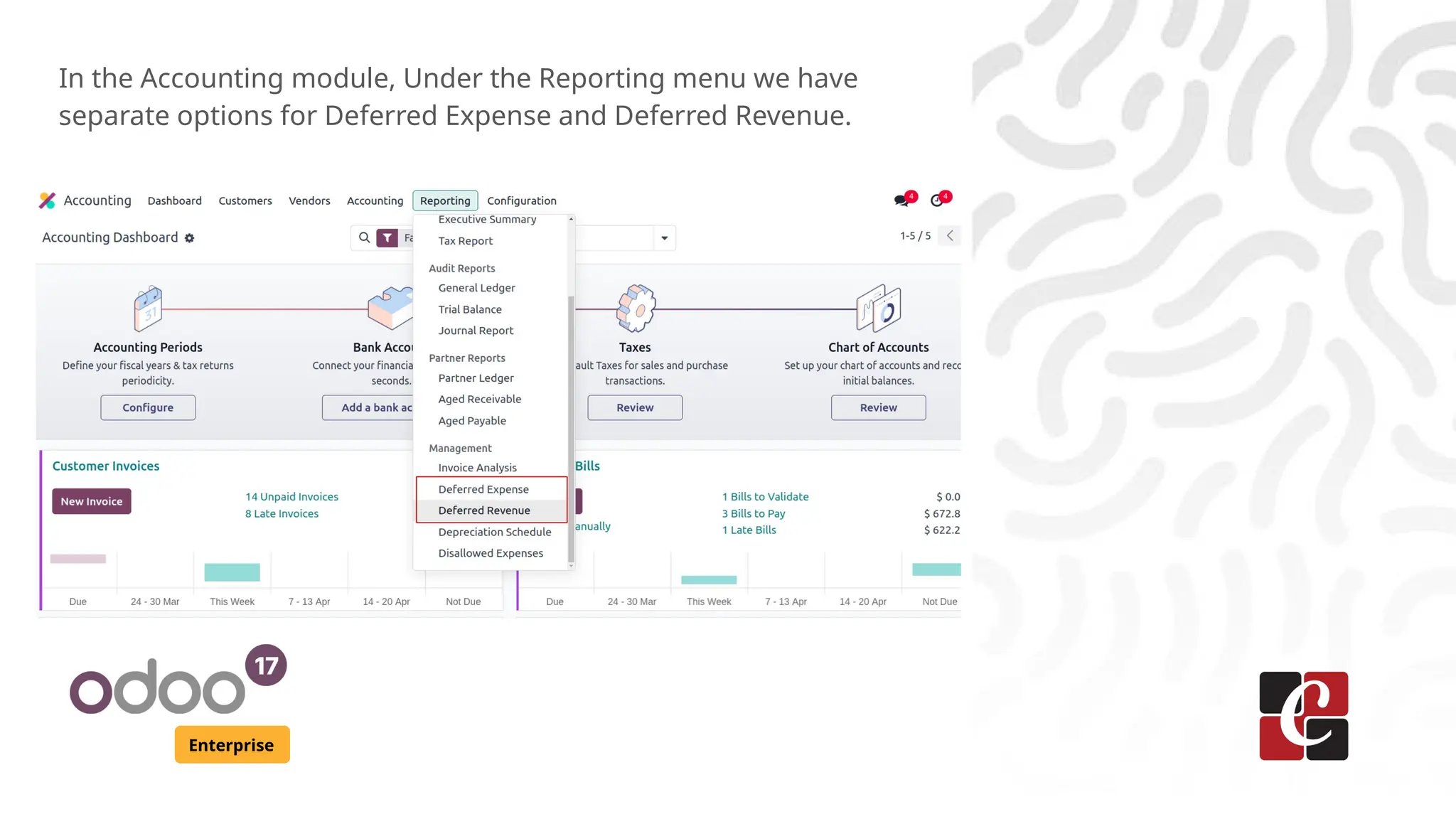 Deferred management in Odoo 17 - Odoo 17 Slides | PPT
