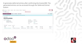 Deferred management in Odoo 17 - Odoo 17 Slides | PPT