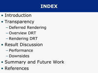 Deferred rendering transparency | PPT