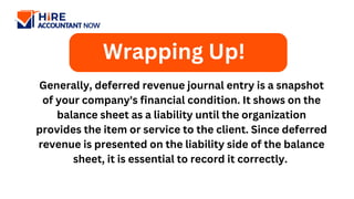 Deferred Revenue Journal Entry.pdf | Business Accounting & Finance ...