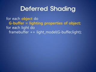 Deferred Shading | PDF