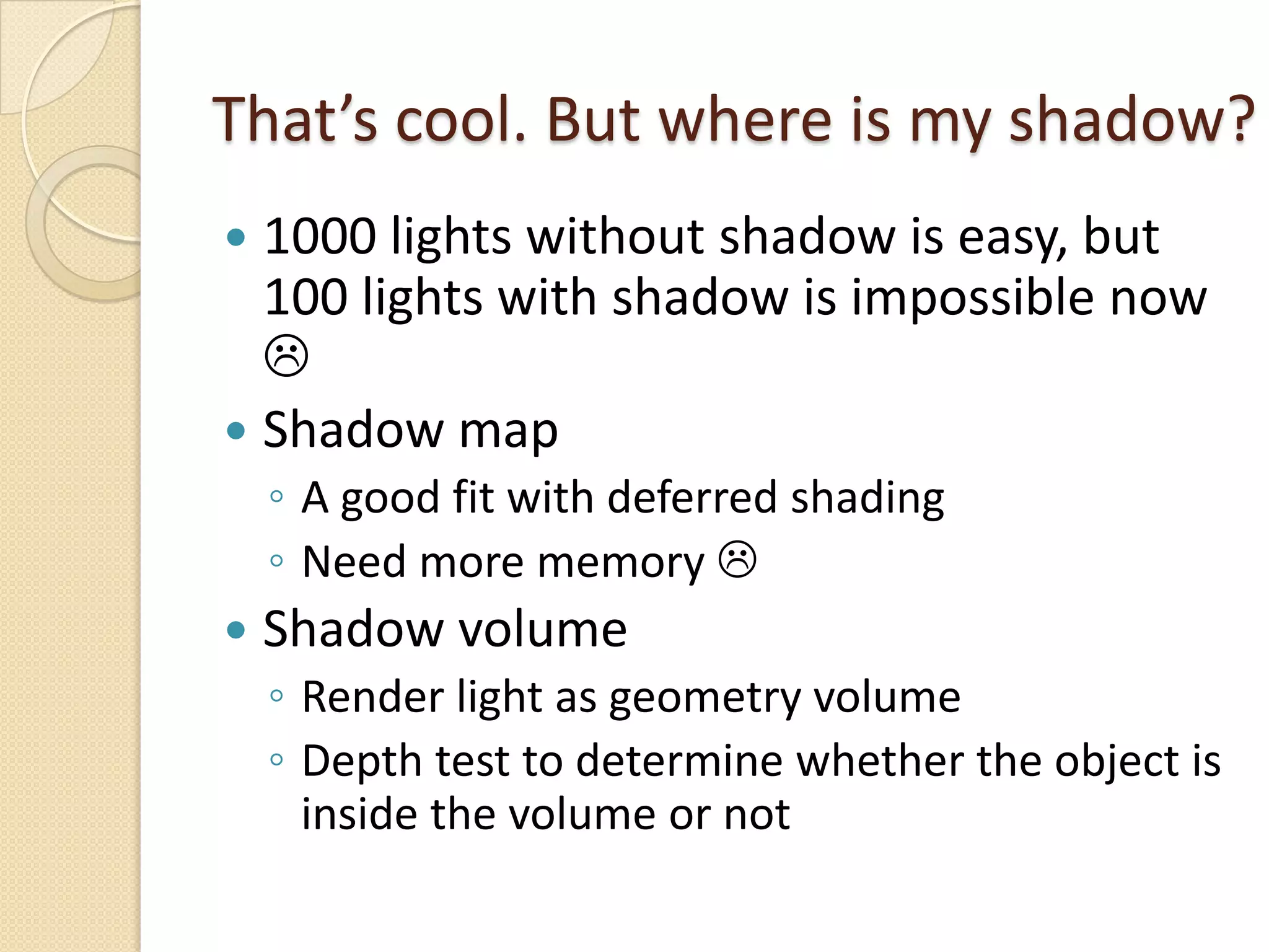 Deferred shading | PPTX