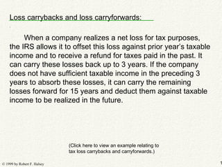 Deferred taxes | PPT