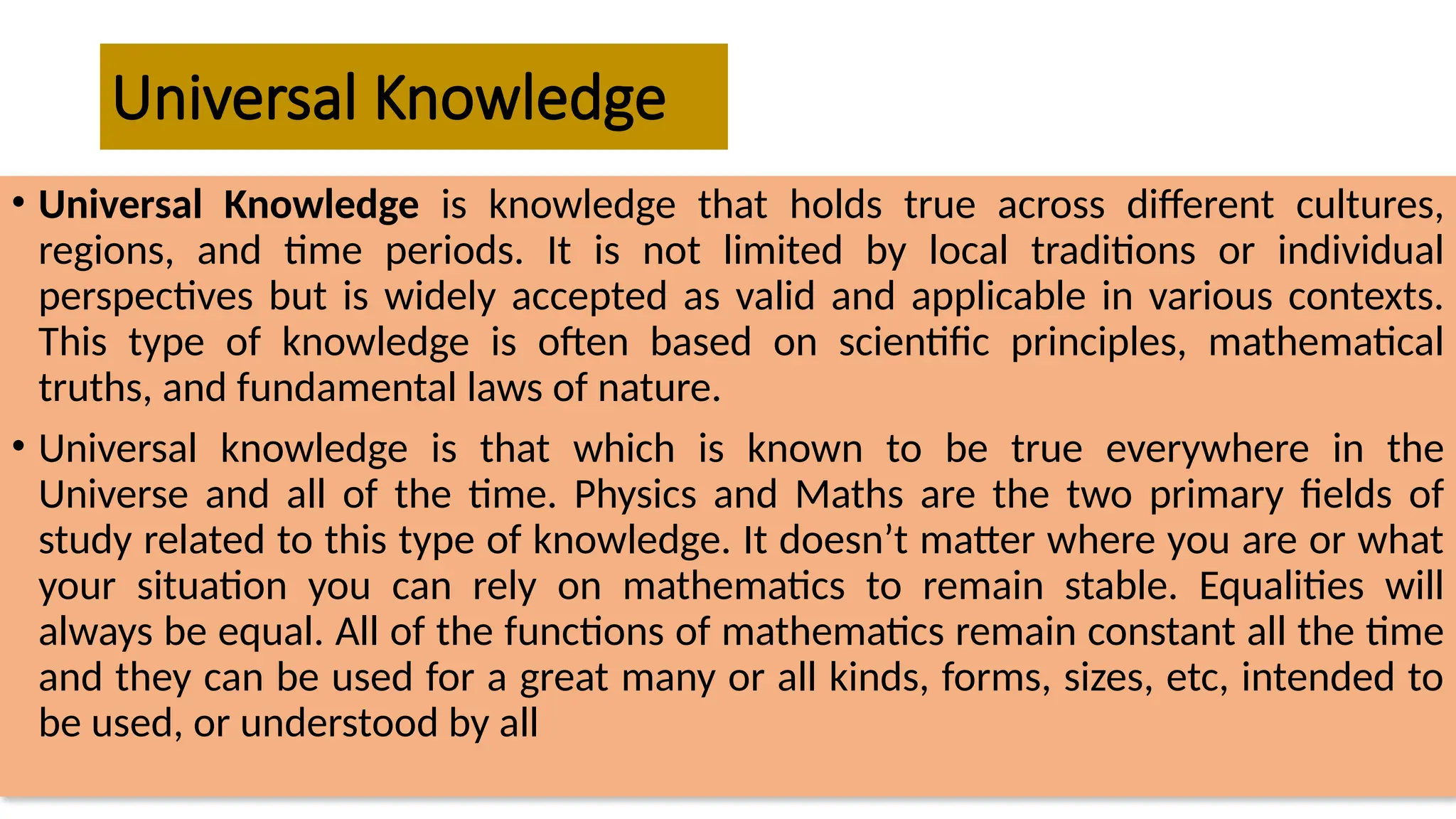 Different Facets of Knowledge on different View.pptx