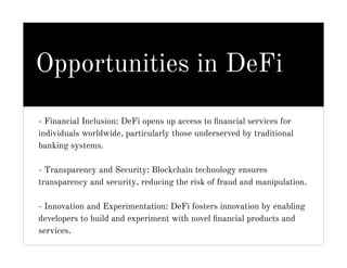 DeFi: A Comprehensive Guide to Navigating Decentralized Finance | PDF