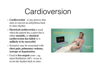 Defibrillation and cardioversion | PDF