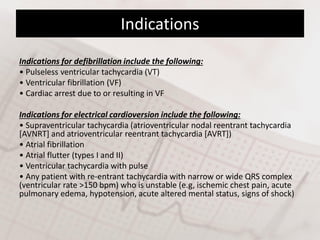 Defibrillator & cardioversion | PDF
