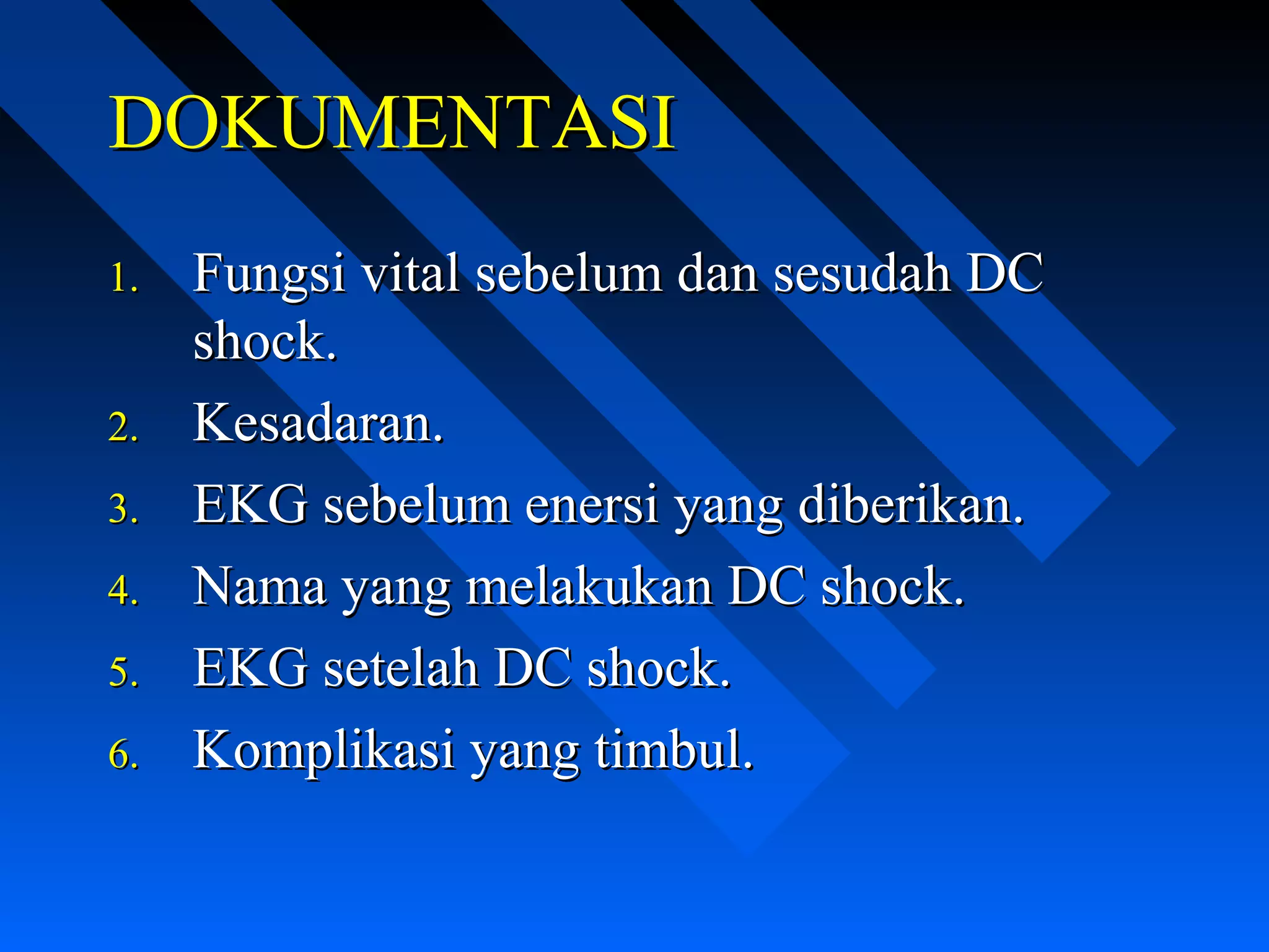 Defibrilasi dan kardioversi | PPT