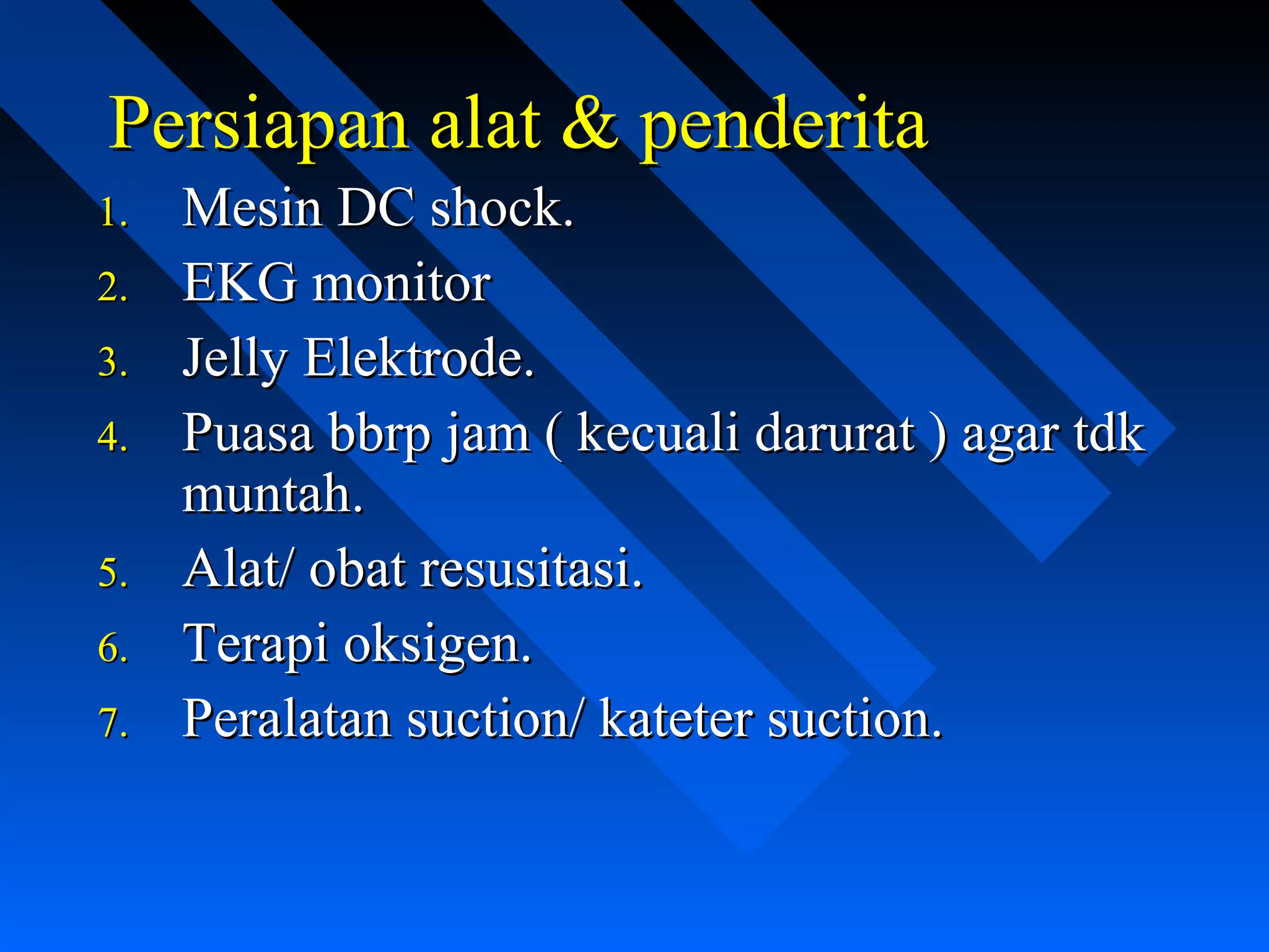 Defibrilasi dan kardioversi | PPT
