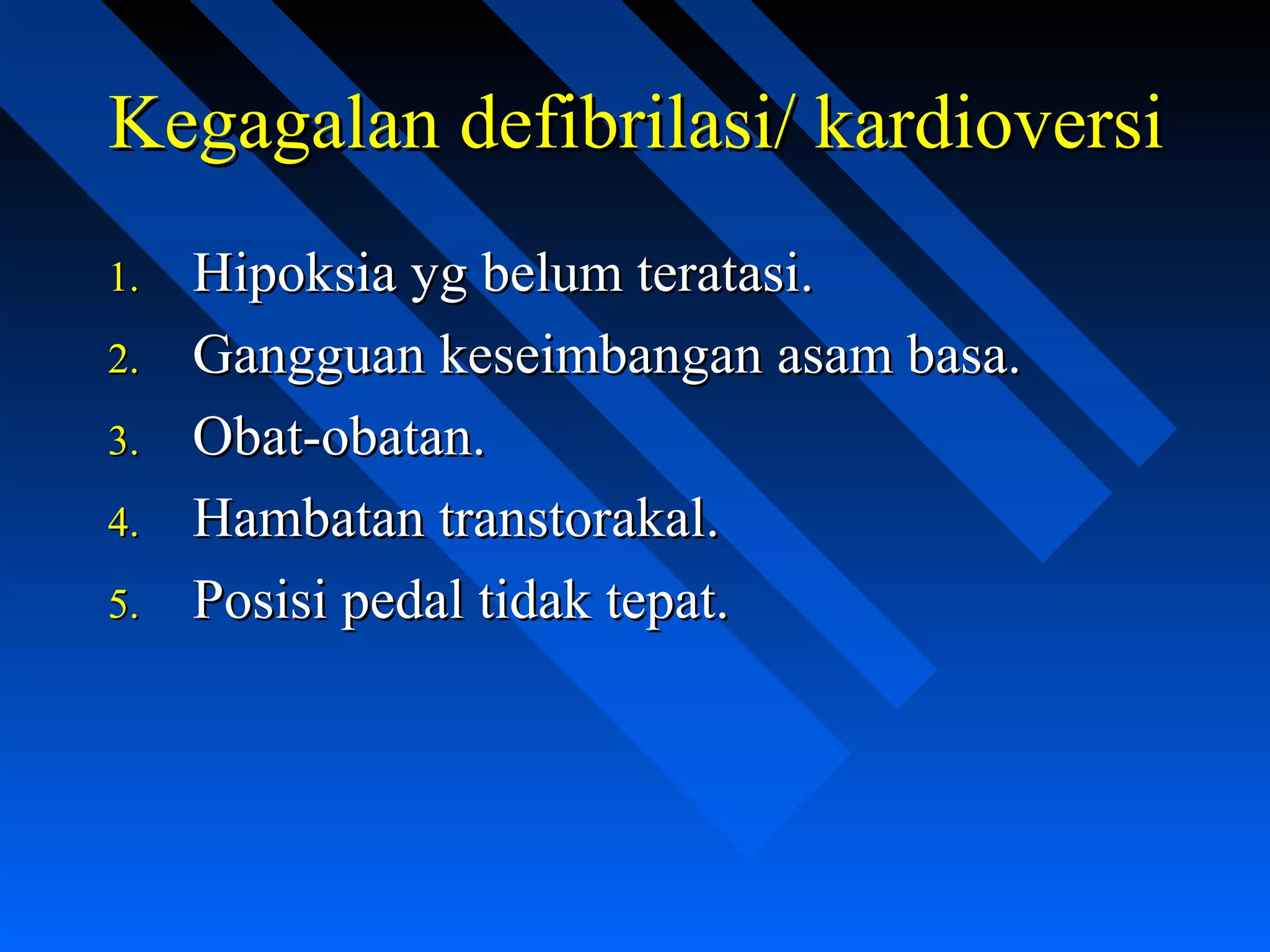 Defibrilasi dan kardioversi | PPT