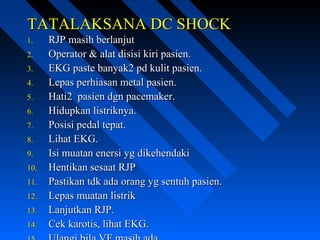 Defibrilasi dan kardioversi | PPT