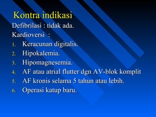 Defibrilasi dan kardioversi | PPT